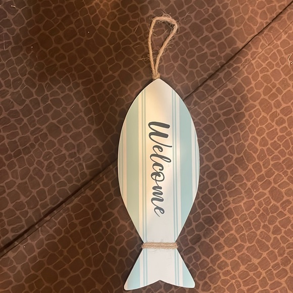 Wall Decor | Fish Welcome Sign | Poshmark